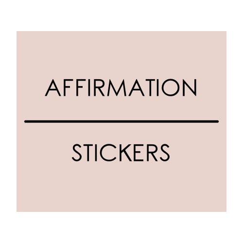 AFFIRMATION STICKERS Motivation Stickers from BC Canada – Affirmations ...