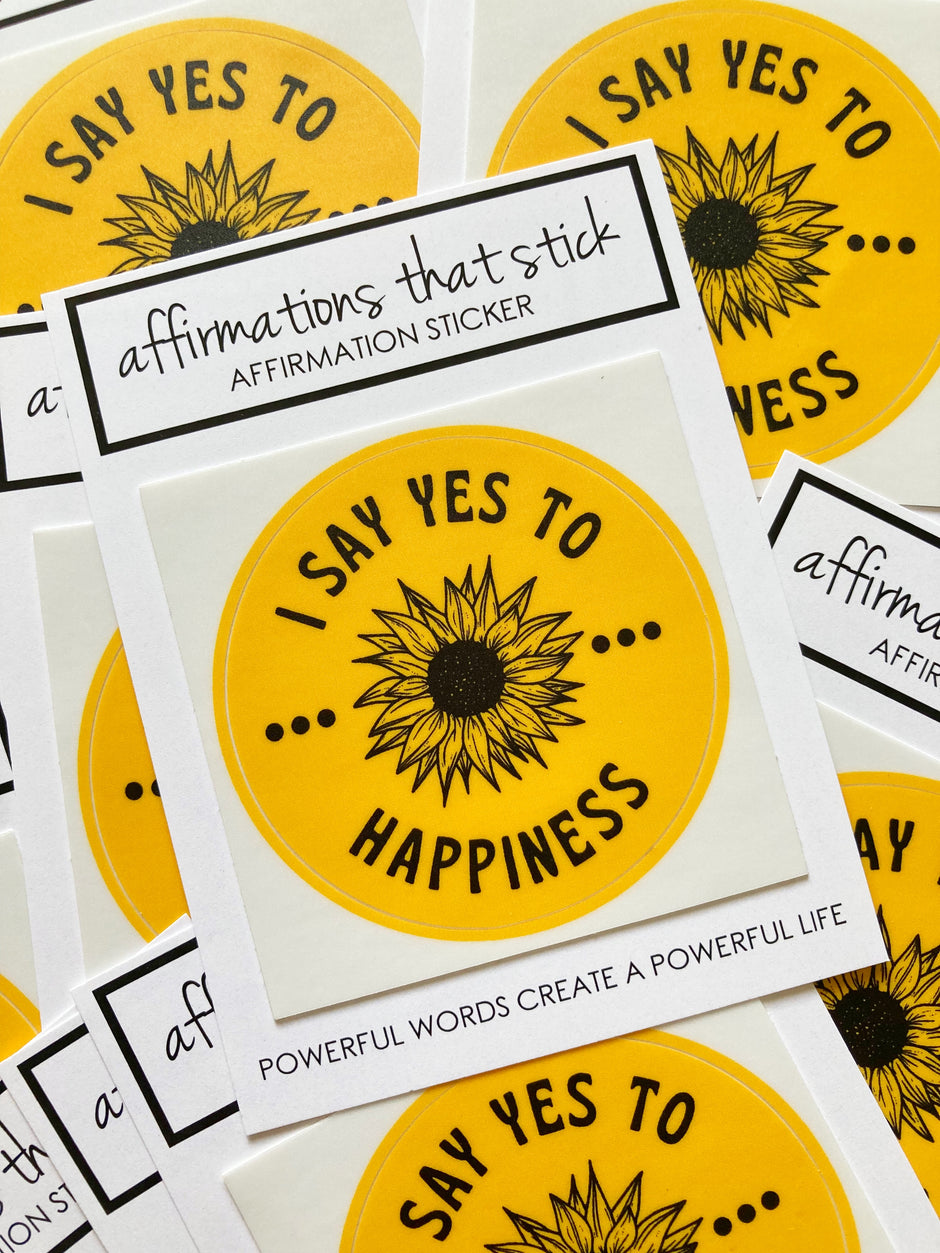 AFFIRMATION STICKERS Motivation Stickers from BC Canada – Affirmations ...